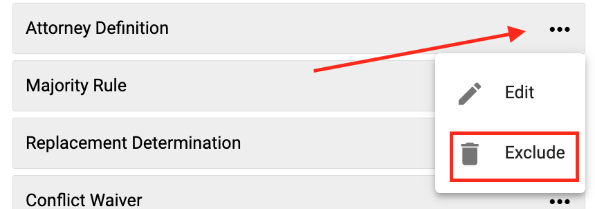 Document Customization - POA Contents – e-State Planner